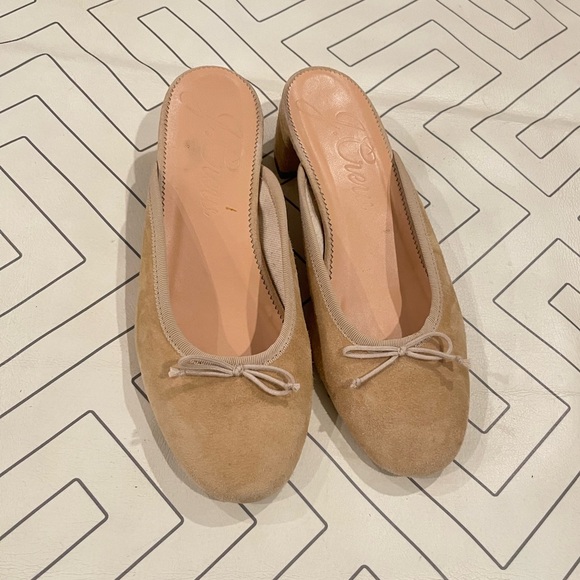 J. Crew | Shoes | J Crew Suede Round Toe Block Heels | Poshmark